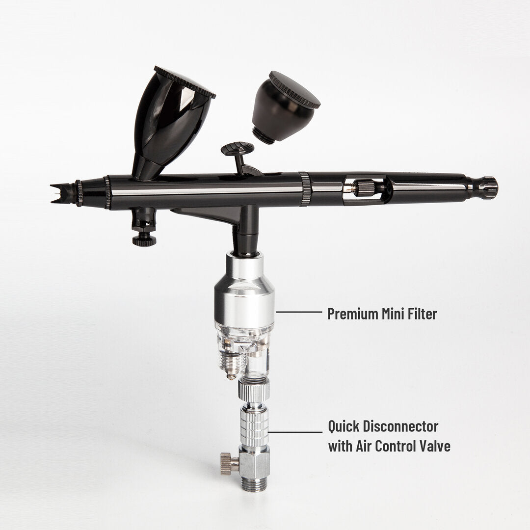 Airgoo High-End & Deluxe Double-Action & Gravity-Type Airbrush AG-103 ...