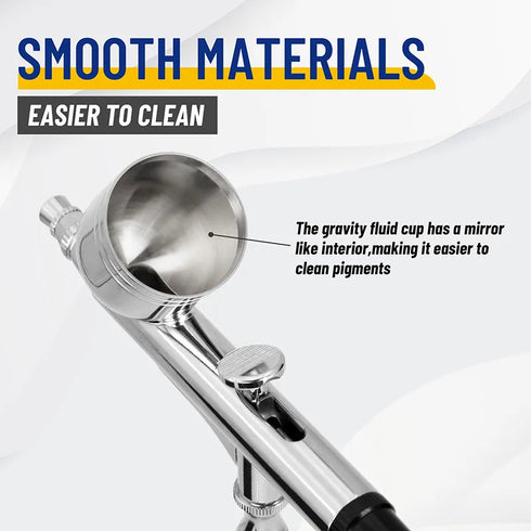 Timbertech airbrush kit with Compressor and double action airbrush pis ...
