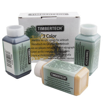 Timbertech Acrylic Metallic Paint-3 Colors(100ML) – Airgoo Pneumatic B.V.