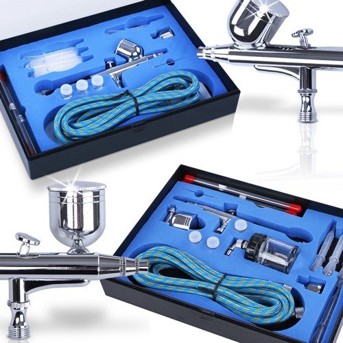 ABPST03 Timbertech Airbrush Pistol Kit. 32 Parts with Airbrush Accesso ...
