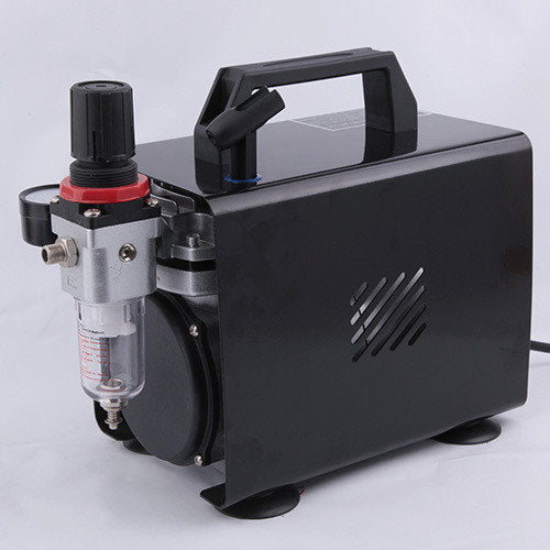 Airbrush mini piston compressor Fengda AS-18A – Airgoo Pneumatic B.V.