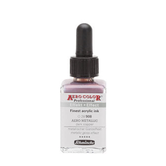 Schmincke Aero Color airbrush paint 28ml 908 AERO METALLIC dark copper ...