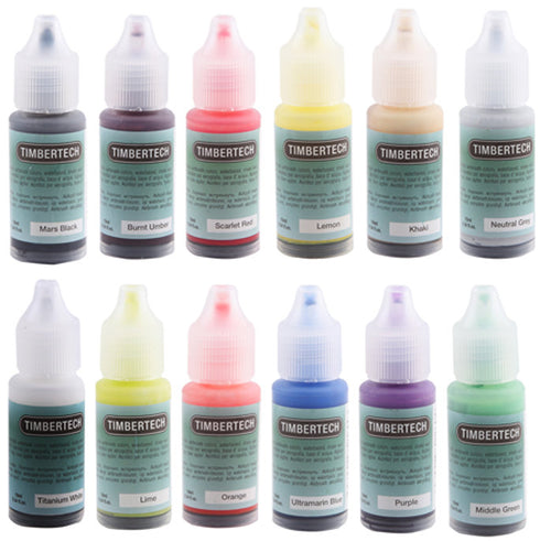 Timbertech Acrylic Paint-12 Colors – Airgoo Pneumatic B.V.
